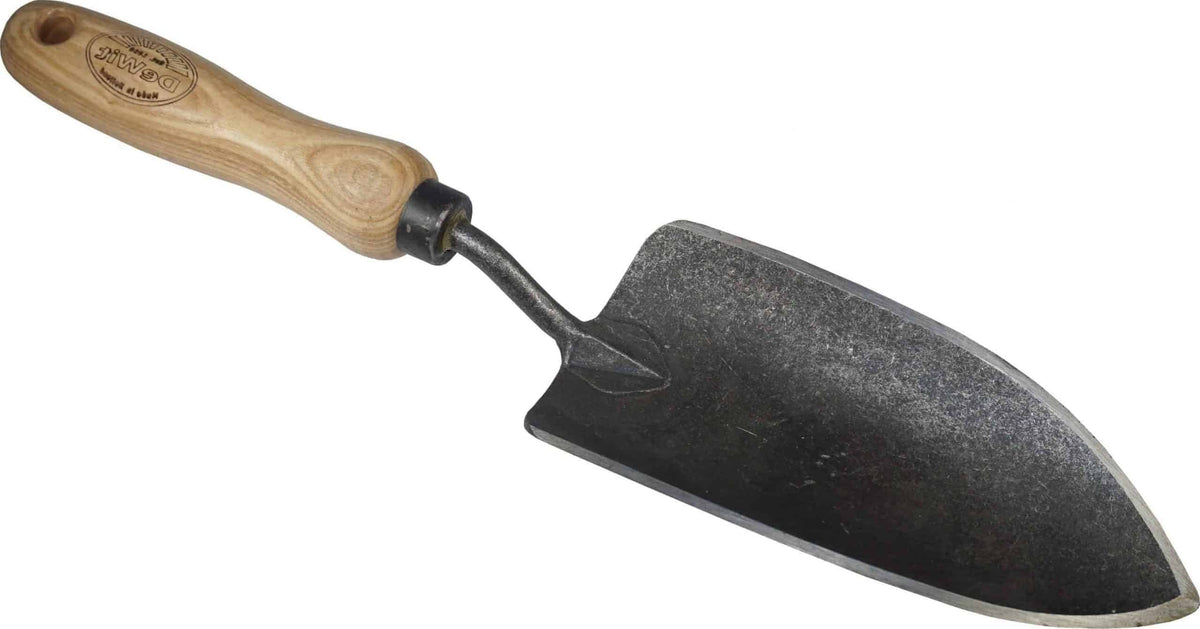 DeWit Planting Trowel - Ash Handle 140mm #3000 – European Tools Australia
